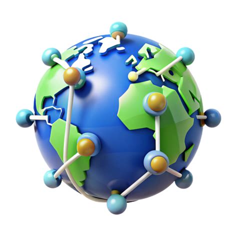 Magnificent Vintage Global Network Connections Interconnected World Exclusive 56744291 Png