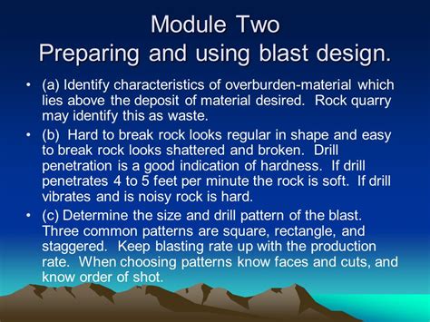 Blasting Safely With Proper Techniques Ppt Video Online Download