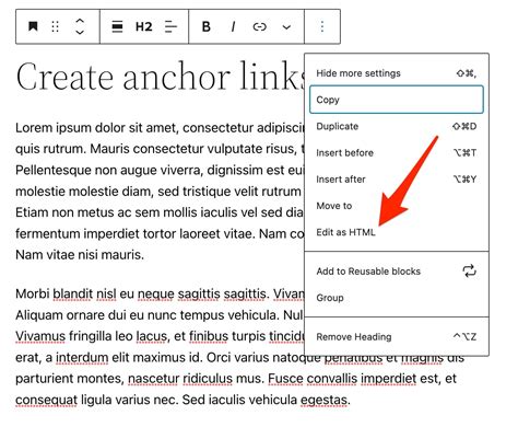 How To Create WordPress Anchor Links Complete Tutorial