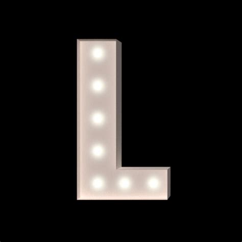 L Letter 4 Tall Marquee RGB Lights