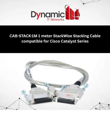 Cab Stack 1m 1 Meter Stackwise Stacking Cable Compatible For Cisco Catalyst Ws C3750x 24t At