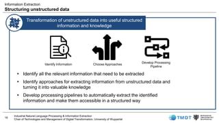 Industrial Natural Language Processing And Information Extraction Ppt