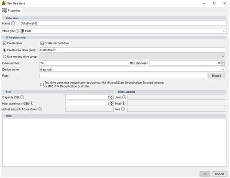 Configuring A Data Store Sepsesam