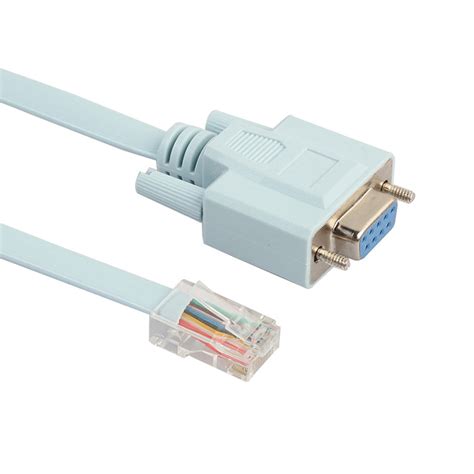 2x Usb Console Cable Rj45 Cat5 Ethernet To Rs232 Db9 Com Port Serial Female Routers Network