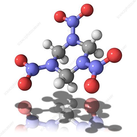 Rdx Explosive Molecule Stock Image F0034852 Science Photo Library