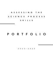 Assessing The Science Process Skills Pdf A S S E S S I N G S C I E N C E T H E P R O C E S S S