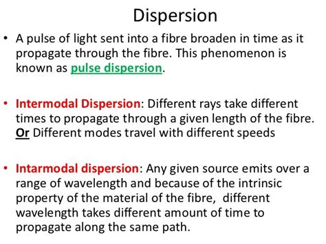 Difference Between Intermodal And Intramodal Dispersion Pdf