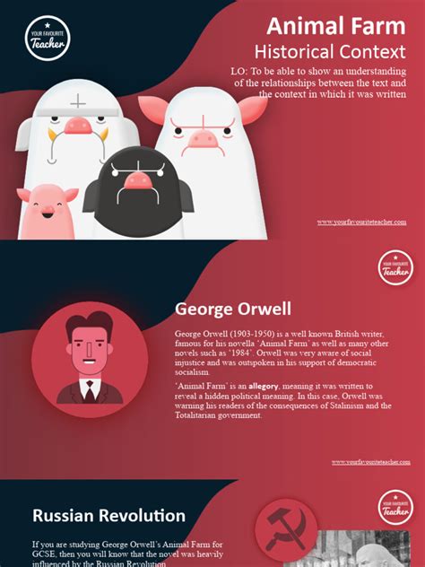 Animal Farm Powerpoint V1 2 Pdf Joseph Stalin Leon Trotsky