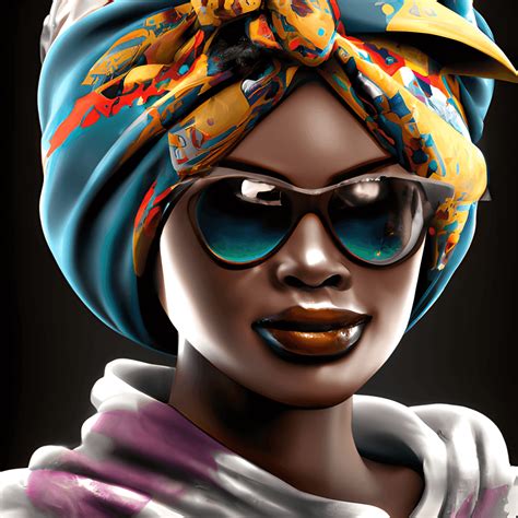 Beautiful Brown Skinned Bombshell Wearing Big Dark Sunglasses African
