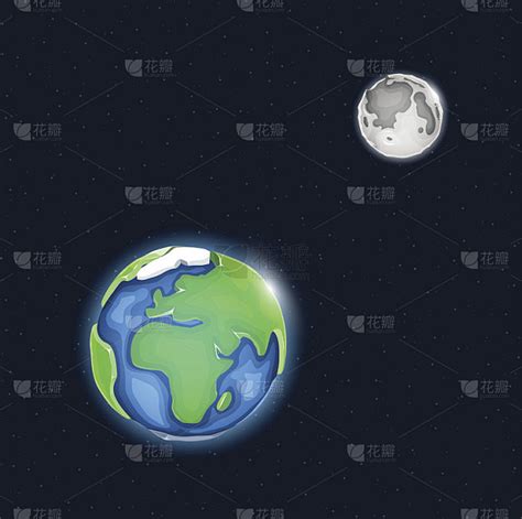 地球和月球系统。