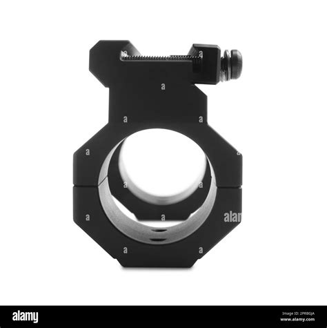 Quick Disconnect Sniper Cantilever Scope Mount Isolated On White Stock
