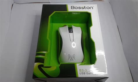 Mouse Bosston Bs 3 Blanco Mercado Compras