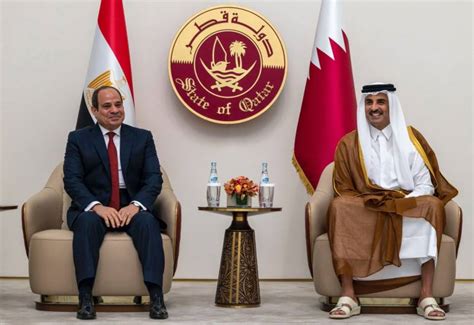 Egypts Sisi In Qatar For First Time Since Blockade