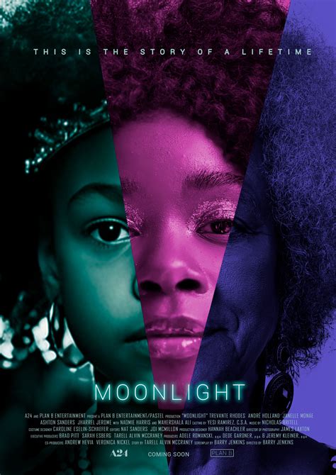 RELEITURA CARTAZ FILME MOONLIGHT Behance