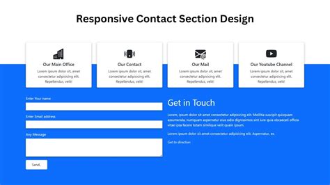 Latest Contact Form Design Htmlcss And Bootstrap 5 Responsive