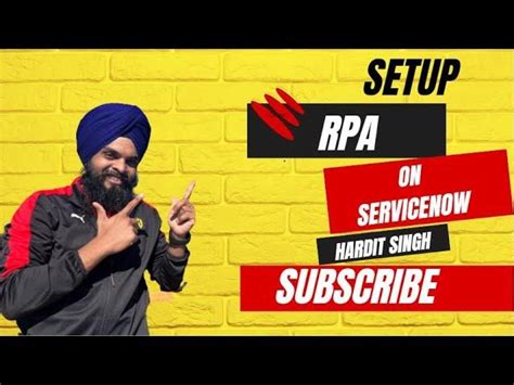Hardit Singh On Linkedin How To Do Initial Setup Robotic Of Process Automation In Servicenow