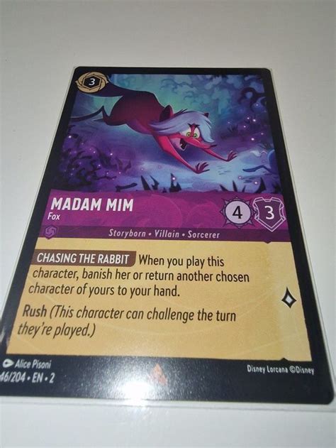 Lorcana Madam Mim Fox Rare Kaufen Auf Ricardo