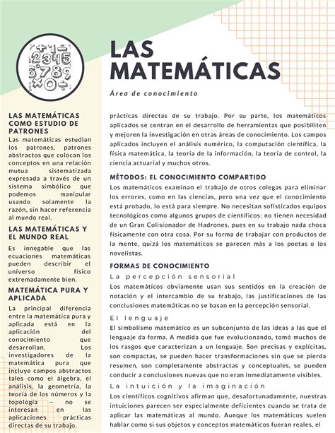 Solution Las Matema Ticas Tdc Studypool
