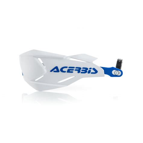 Acerbis X Factory Closed Handguards Colour White Blue 0022397232
