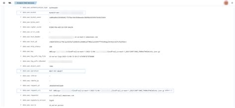 Amazon S3 Server Access Supported Services · Wazuh Documentation