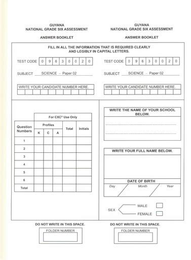 Ng6 Assessment Past Papers Science