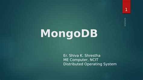 pdf mongodb humongous database