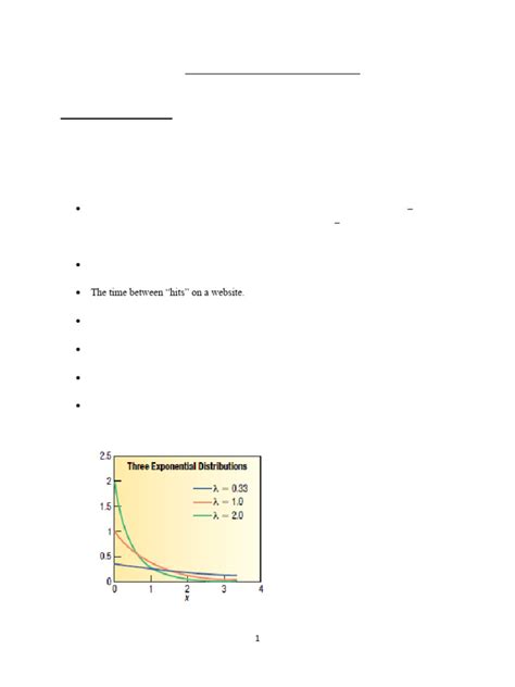 Exponential Distributions Pdf Probability Distribution Statistical Models Exponential Distributions Pdf Probability Distribution Statistical Models