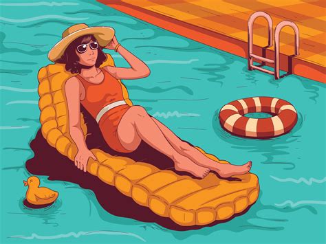 Vintage Swimming Pool 210842 Vector Art At Vecteezy
