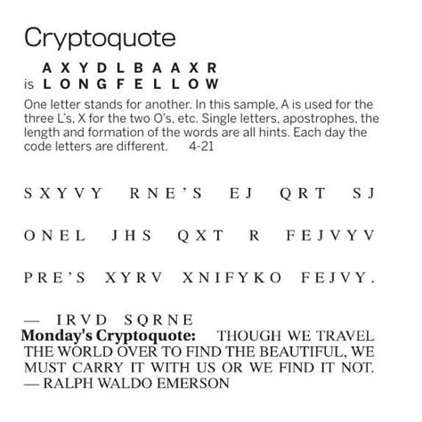 Cryptoquote Puzzles