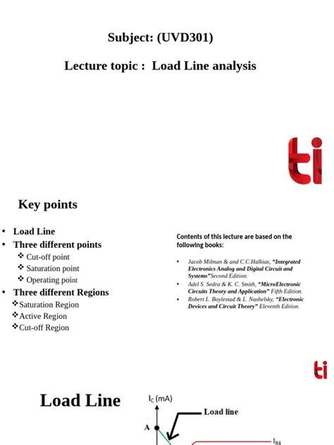 Lecture On Load Line Concept Pdf