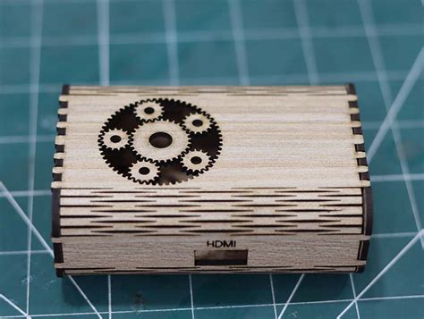 Laser Cut Flex Flexible Raspberry Pi Wooden Case Free Vector File Vectors File