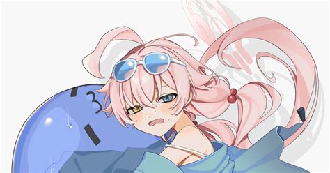 Illustration Takanashi Hoshino Bluearchive 水着ホシノ Pixiv