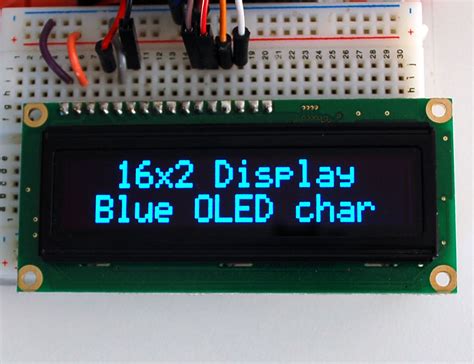 Using An Adafruit OLED 162 Character Display In SPI Mode Adafruit