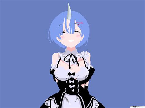 Re Zero Rems Horn 3171773 Hd Wallpaper And Backgrounds Download