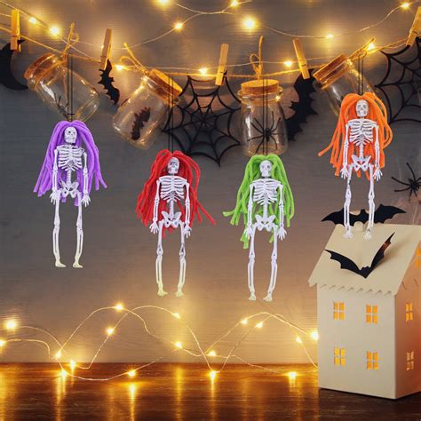 Boovnll Skeleton 6 Horror And Novelty Poseable Whole Body Mini