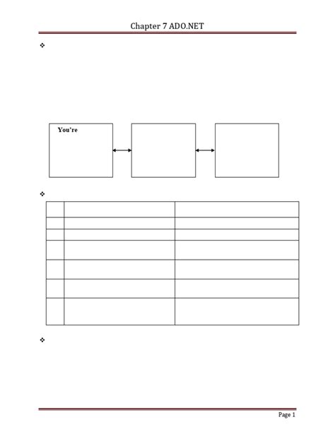 Chapter 7 Adonet Pdf Databases Active X Data Objects