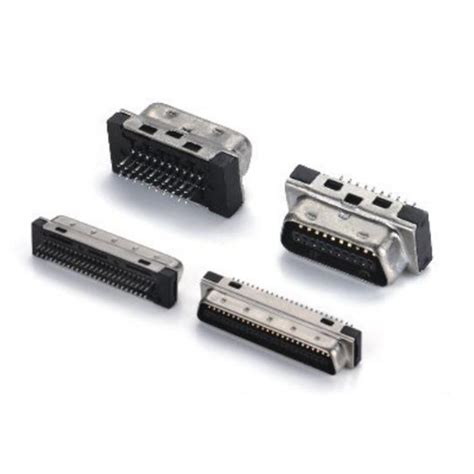Scsi Interface Connector 14p~100p Male Scsi Mini D Ribbonmdr Connectors