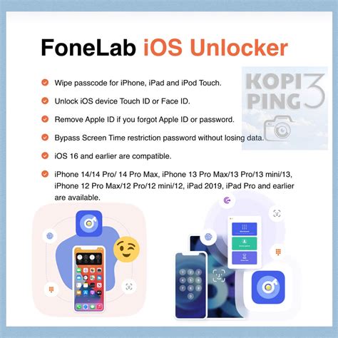 Fonelab Ios Unlocker Latest Sep 2023 Shopee Malaysia