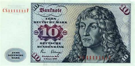 Gute Alte D Mark Die Scheine Von 1961 Bis 1990