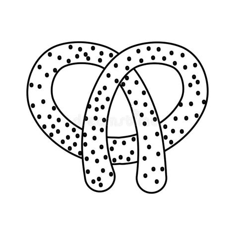 Pretzel Icon Image Stock Illustration Illustration Of Brown 144149900