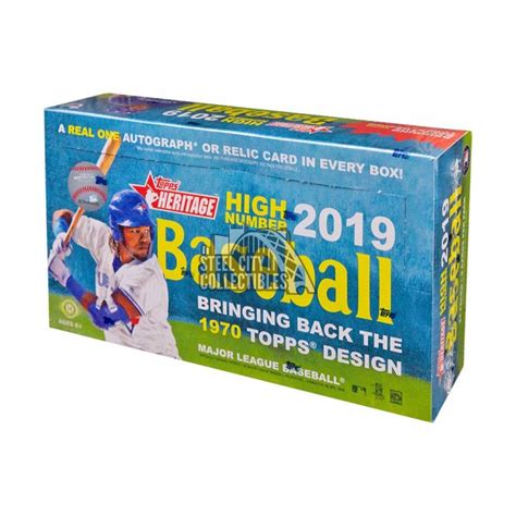 Topps Heritage High Number Baseball Hobby Box Steel City Collectibles
