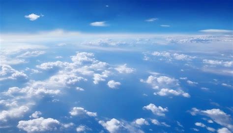 Premium Ai Image Beautiful Scenery Of A Blue Cloudy Sky