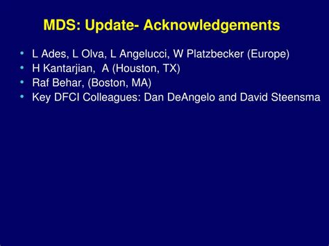 Ppt Myelodysplastic Syndromes Update Powerpoint Presentation Free