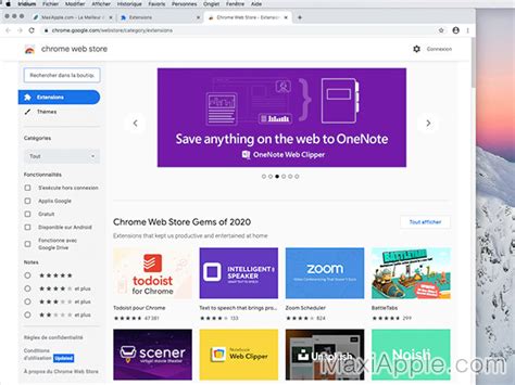 Iridium Browser Mac PC Alternative Sécurisée à Chrome gratuit
