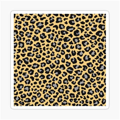 Leapord Pattern Sticker By Unifashions Redbubble