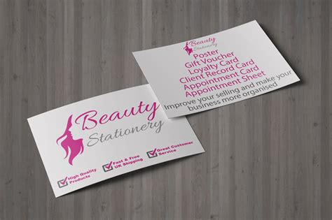 T Voucher Card For Beauty Salons Hairdressers Eyelash Extension