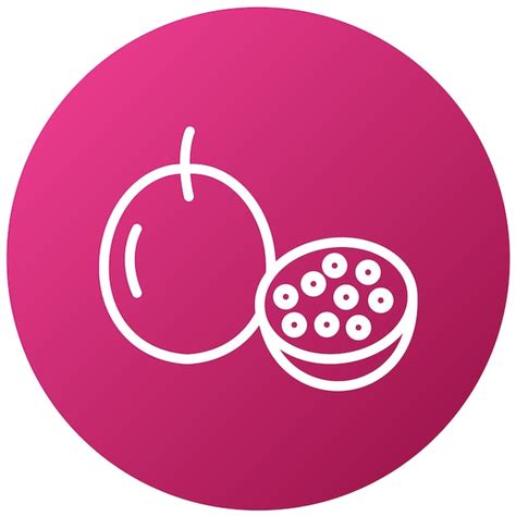 Premium Vector Vector Design Passion Fruit Icon Style