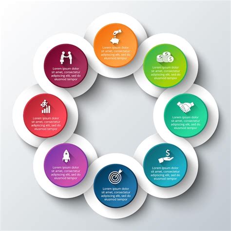 Premium Vector Vector Circle Elements For Infographic Template For
