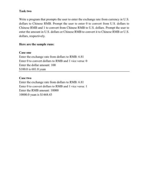 Solved Java Languagetask One Write A Program That Prompts