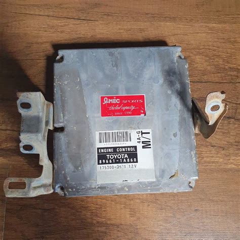 Used Rare Genuine Toyota 4age 20v Engine Control Unit Ecu Manual